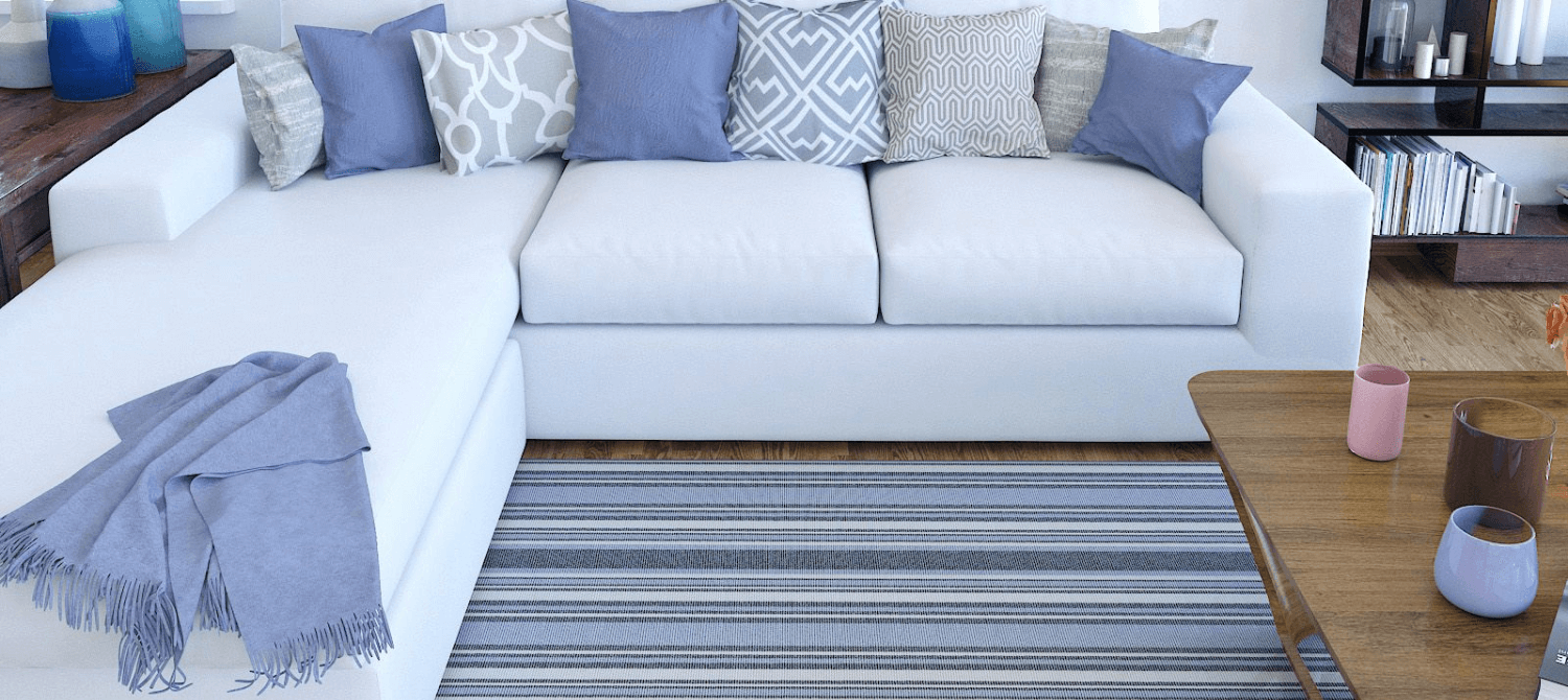 How to Design with Striped Carpet Patterns to Define Residential Spaces